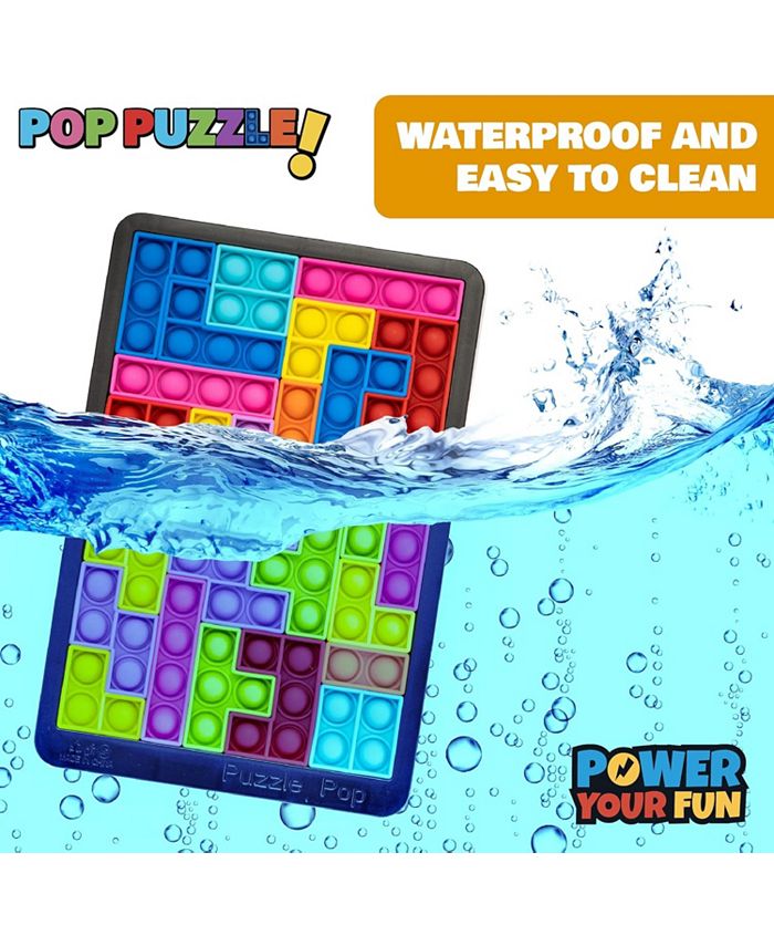 Power Your Fun Pop Puzzle Popper Fidget Game - Black - Macy's