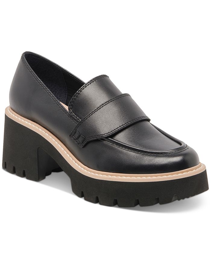 Dolce Vita Women's Halona Lug-Sole Loafer Pumps - Macy's