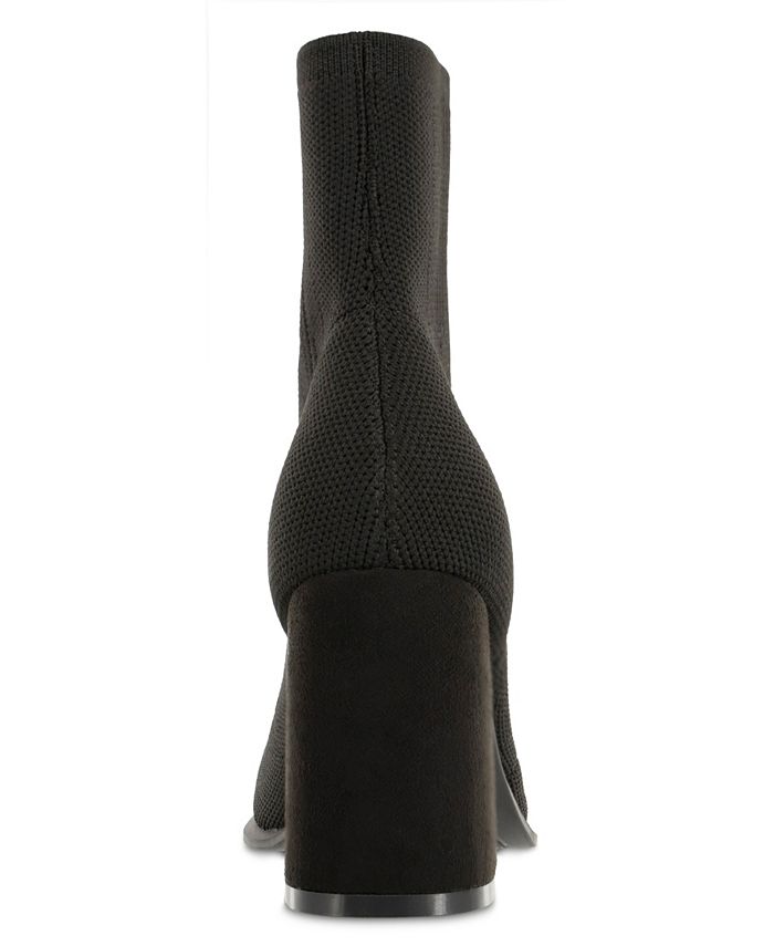 MIA Women's Pamina Knit Heeled Pull-On Booties - Macy's
