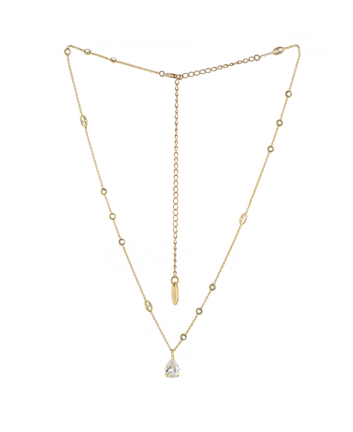 Click here for Ettika Delicate Cubic Zirconia Pendant 18K Gold Pl... prices