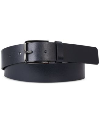 Hugo Boss Men's Gerik Grainy Italian Leather Belt - Macy's