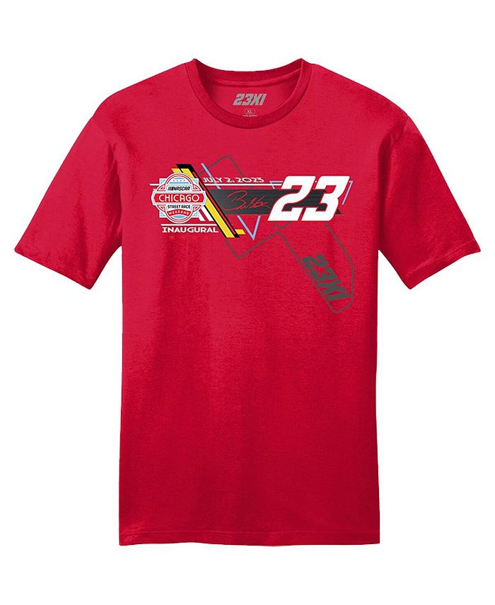 23xi Racing Men's Red Bubba Wallace 2023 Grant Park 200 T-shirt - Macy's