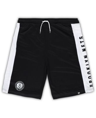 Men's Fanatics Black Brooklyn Nets Big and Tall Referee Iconic Mesh ...