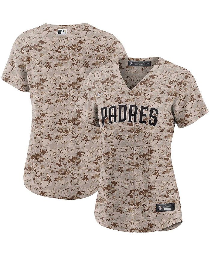 Nike Women's Camo San Diego Padres USMC Alternate Replica Team Jersey ...