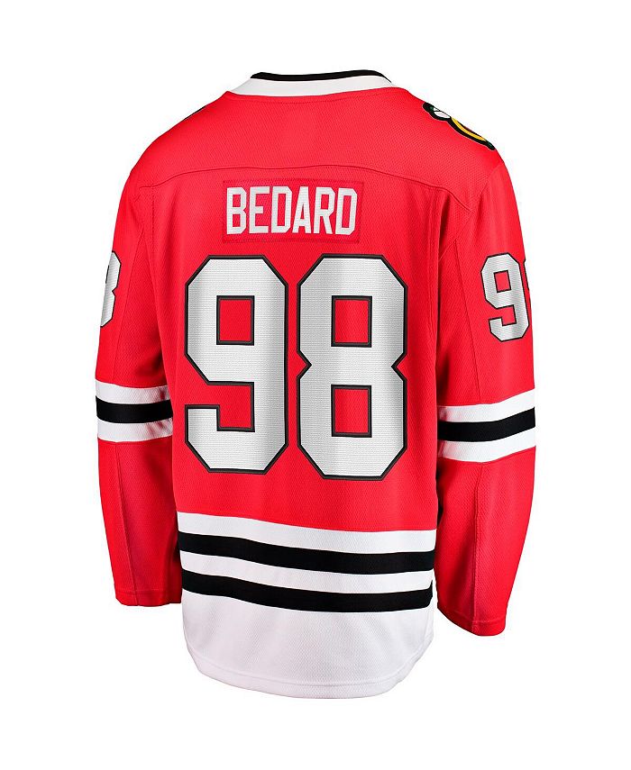 Fanatics Men's Connor Bedard Red Chicago Blackhawks Home Breakaway ...