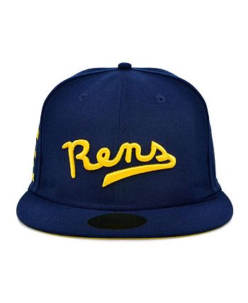 Physical Culture Men's Navy New York Rens Black Fives Fitted Hat - Macy's