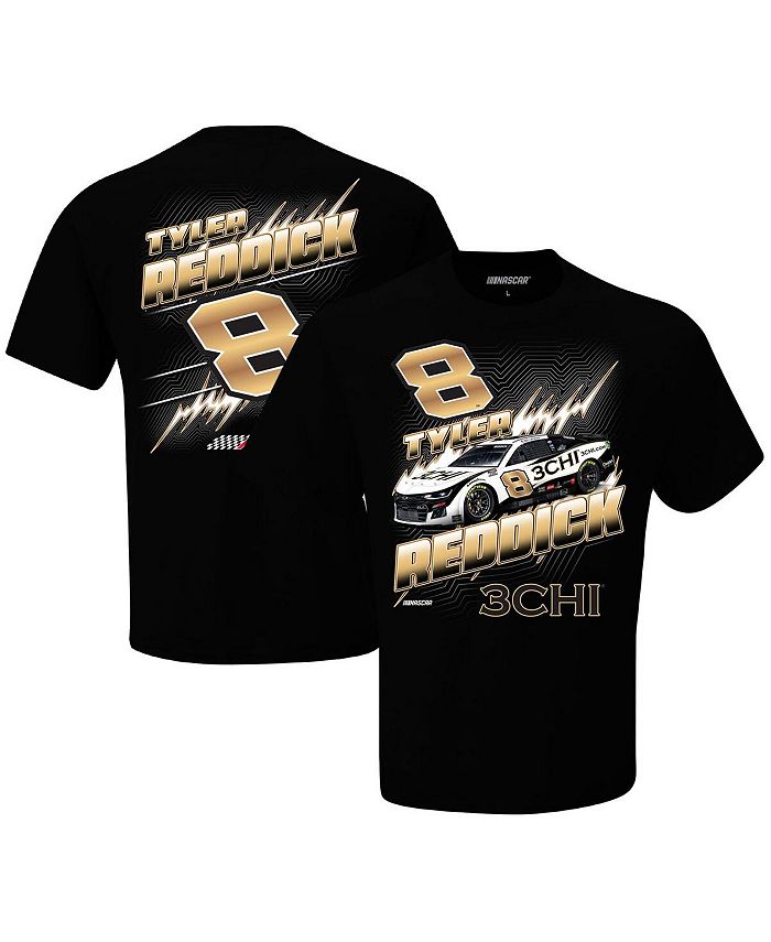 Checkered Flag Sports Men's Black Tyler Reddick 3CHI Groove T-shirt ...