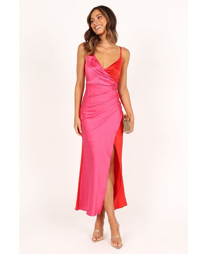 Petal and Pup Women's Lipa Colorblock Midi Slip Dress - Macy's