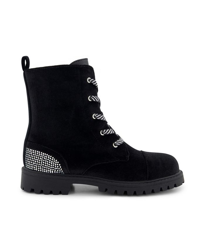 Jessica Simpson Little Girls Daria Stretch Moto Boots - Macy's