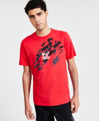 HUGO by Hugo Boss Men's Slash Logo Graphic T-Shirt - Macy's