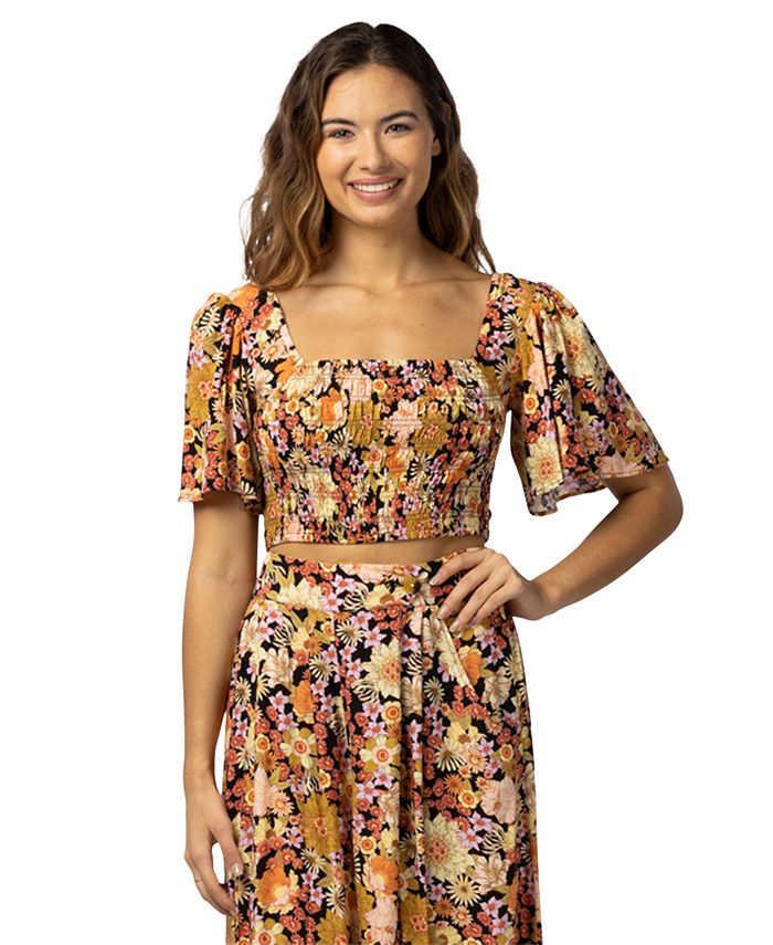 Rip Curl Juniors' Mystic Floral Crop Top - Macy's