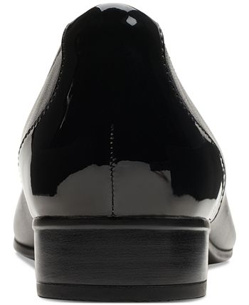Clarks Women's Juliet Step Slip-On Cap-Toe Flats - Macy's