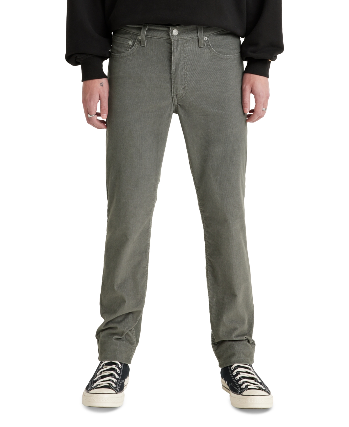 Click here for Levis Mens 511 Slim-Fit Corduroy Pants - Pewter Co... prices