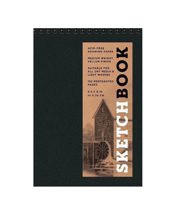 Barnes & Noble Sketchbook (Basic Small Spiral Fliptop Landscape Black ...