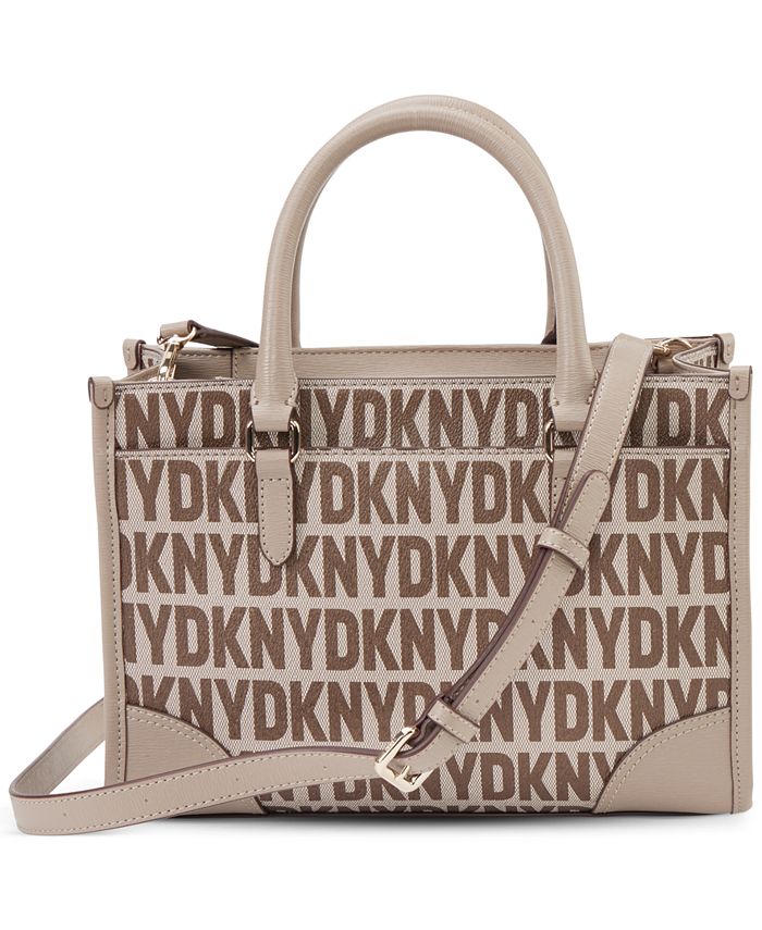 DKNY Perri Soho Logo Small Box Satchel - Macy's