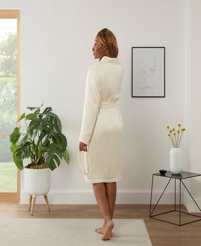 Clean Design Home x Martex Satin Robe and Eyemask Gift Set - Macy's