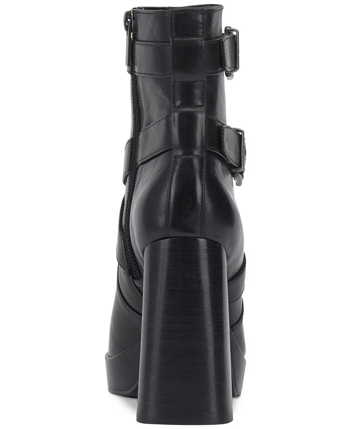 Vince Camuto Women's Coliana Moto Buckle Platform Booties - Macy's