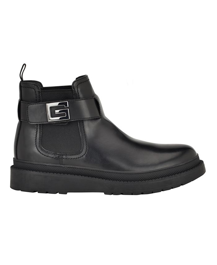 GUESS Men's Carpus Ornamented Low Shaft Fashion Boots - Macy's