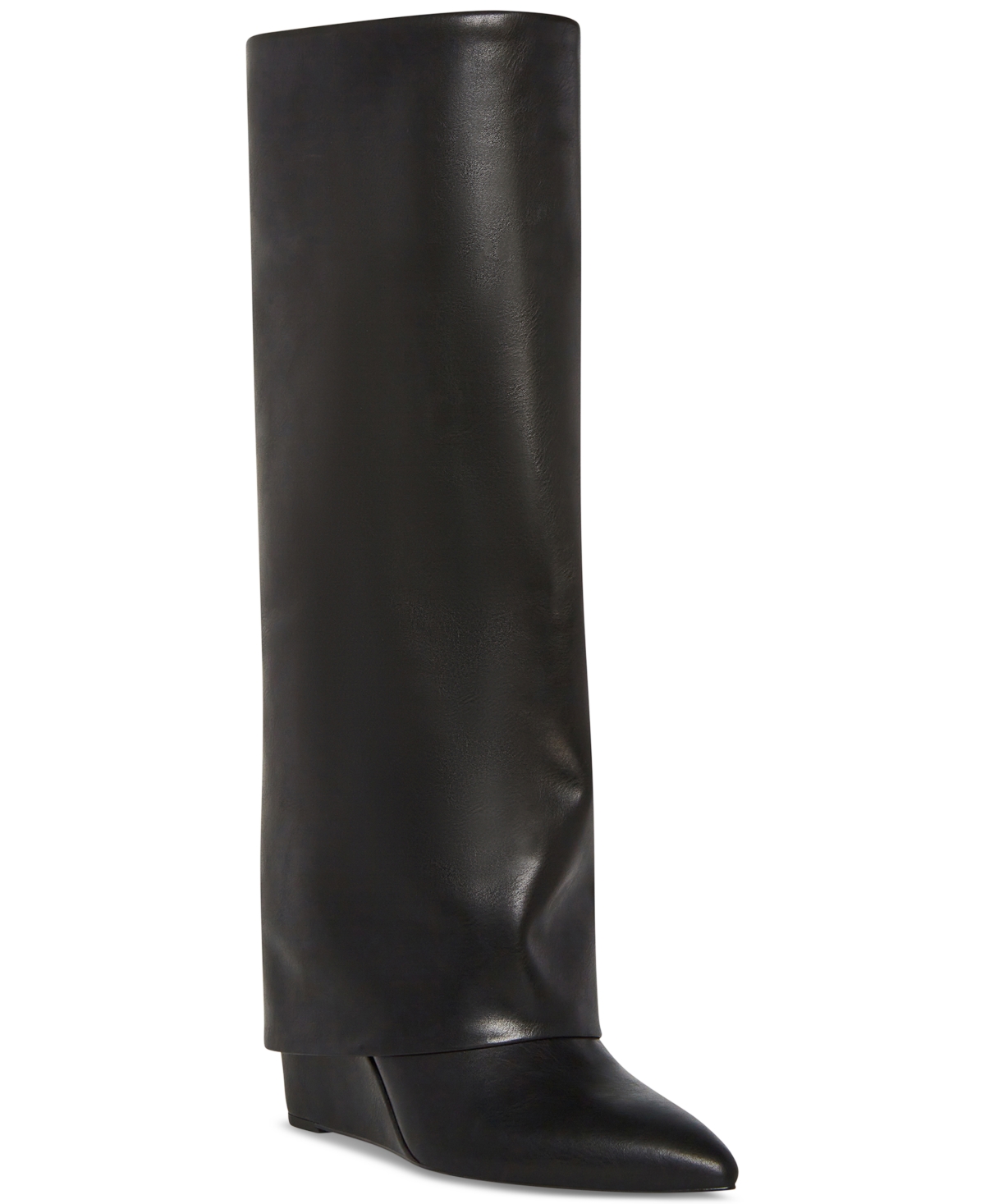 Click here for Madden Girl Evander Fold-Over Cuffed Knee High Wed... prices
