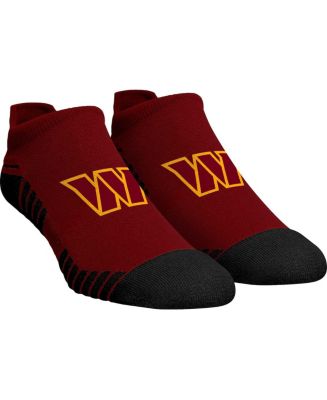 Men's and Women's Rock 'Em Socks Washington Commanders Hex Ankle Socks ...