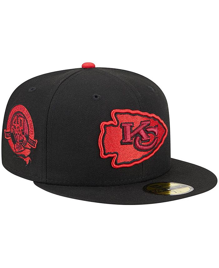 New Era Men's Black Kansas City Chiefs Pop 59FIFTY Fitted Hat - Macy's