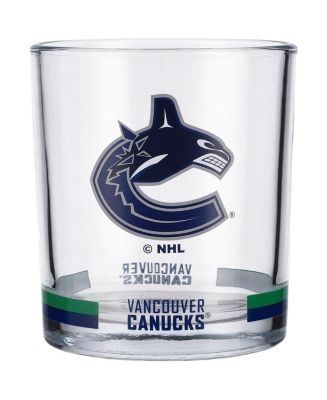 Vancouver Canucks 10 Oz Banded Rocks Glass - Macy's