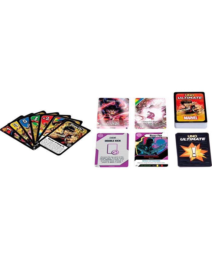 Mattel UNO Ultimate Marvel Add-On Packs 59 Piece with Collectible ...