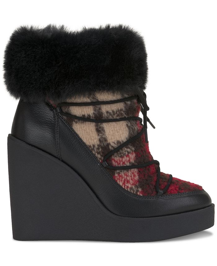Jessica Simpson Myina Wedge Ankle Booties - Macy's