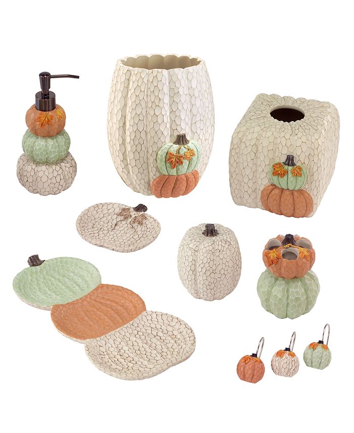 Avanti Grateful Patch Harvest Resin 3-Pc. Bath Accessory Set - Macy's