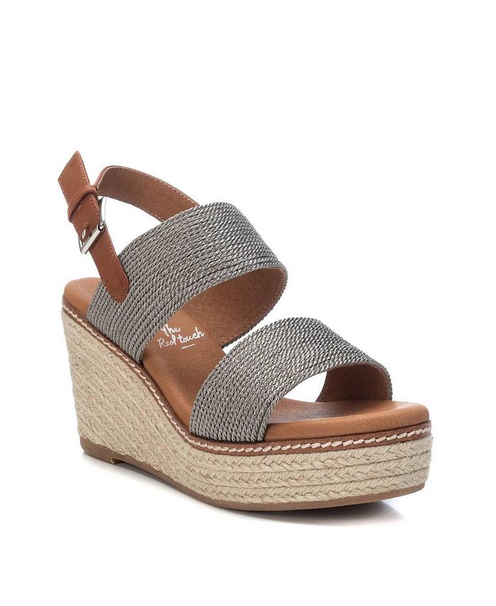 XTI Women's Jute Wedge Sandals By XTI - Macy's