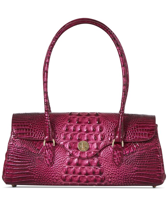 Brahmin Dayan Pomegranate Melbourne Satchel - Macy's