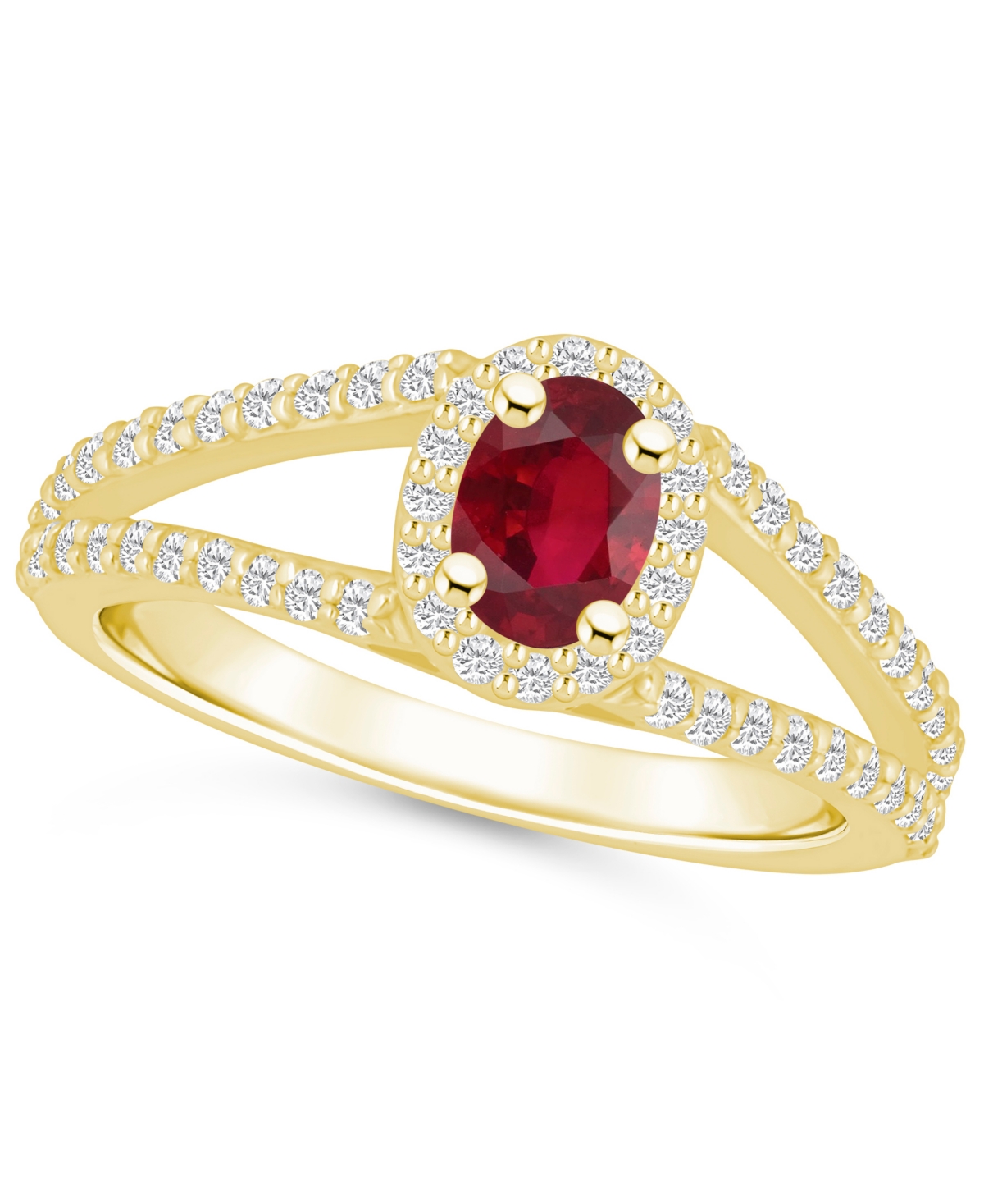 Click here for Macys Ruby (5/8 Ct. t.w.) and Diamond (1/2 Ct. t.w... prices