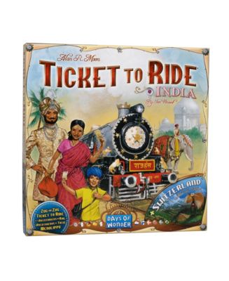 Asmodee North America, Inc. Days of Wonder Ticket To Ride India Map ...