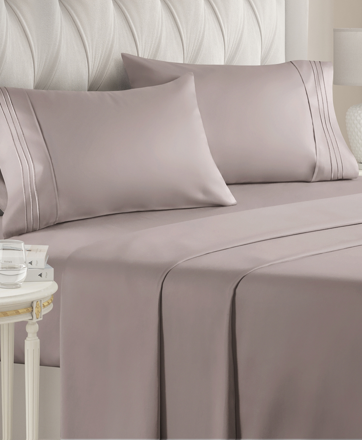 Click here for 4 Piece Deep Pocket Microfiber (Muted  Vibrant  He... prices