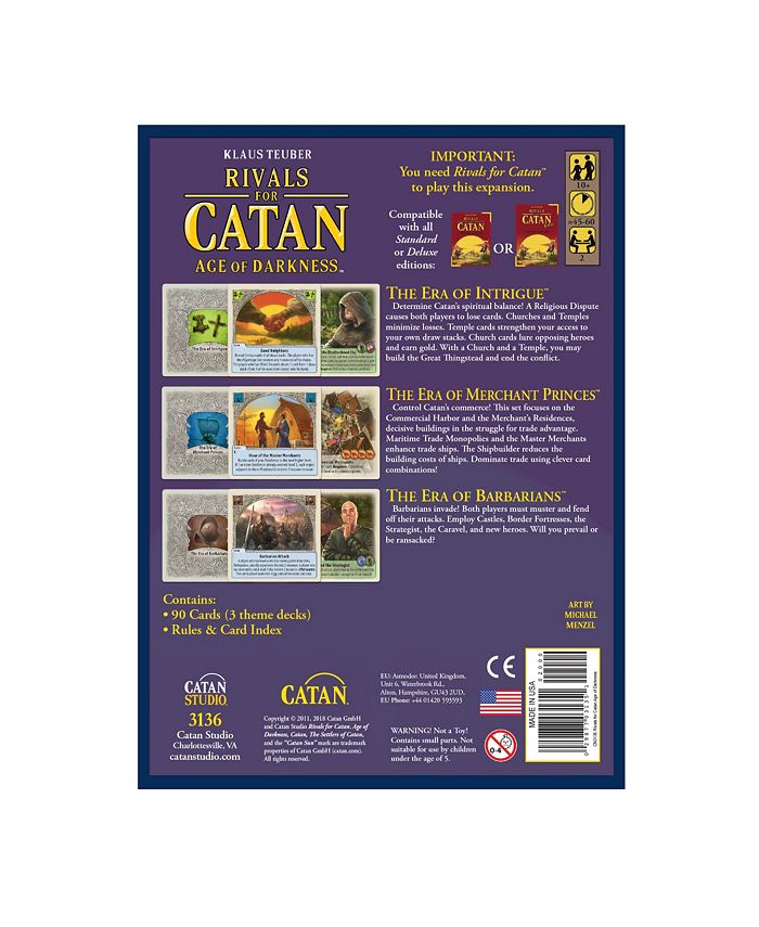 Asmodee North America, Inc. Catan Studios Catan Age of Darkness Board ...