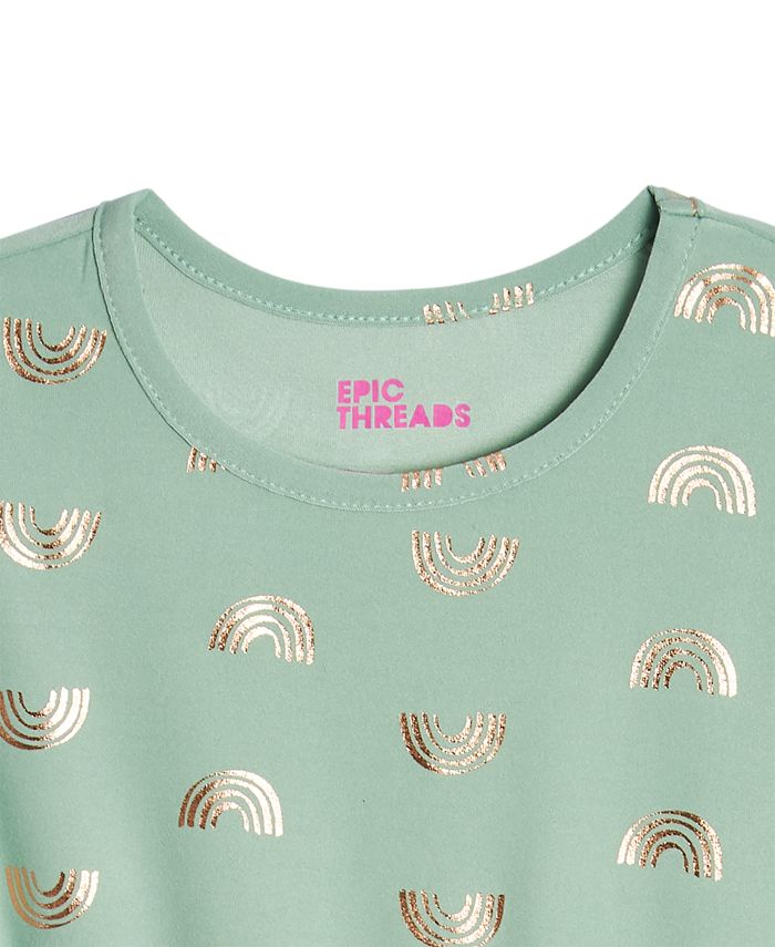 Epic Threads Little Girls All Over Print Dress With Pockets, Created ...