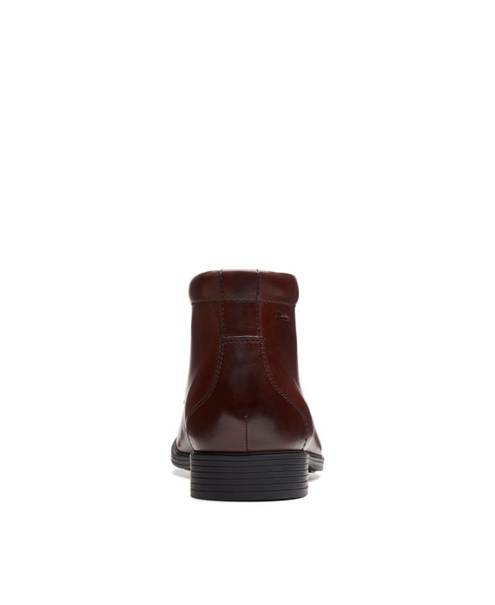 Clarks Men's Collection Whiddon Leather Mid Lace Up Boots - Macy's