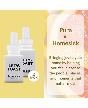 Pura Homesick - Let's Toast - Home Scent Refill - Smart Home Air ...