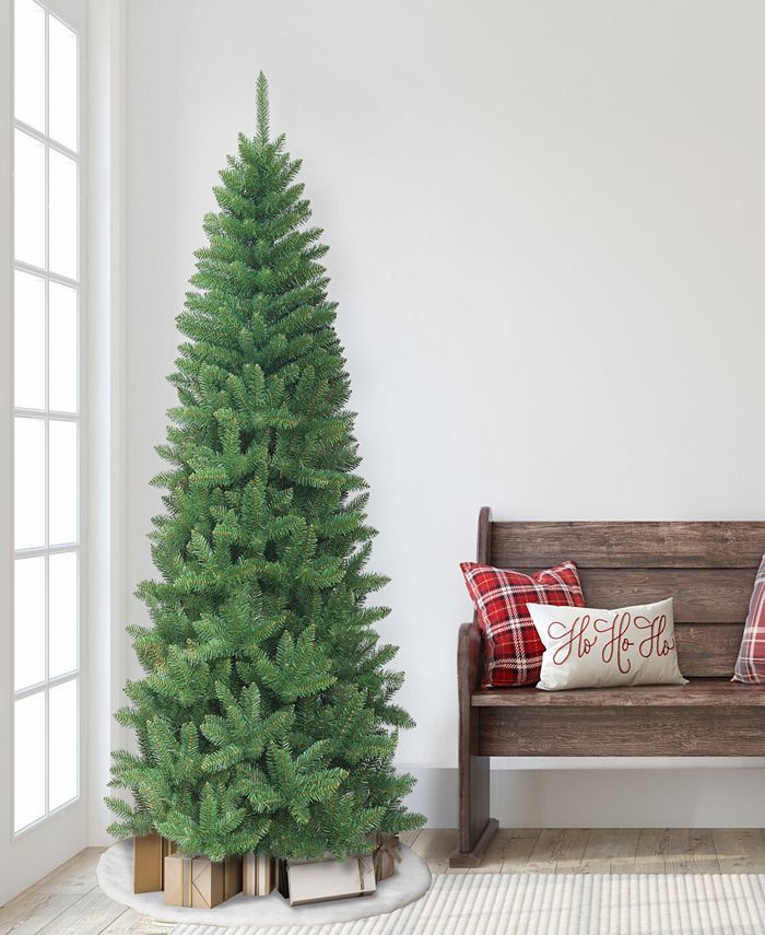 Puleo 7' Unlit Carson Artificial Pine Tree - Macy's