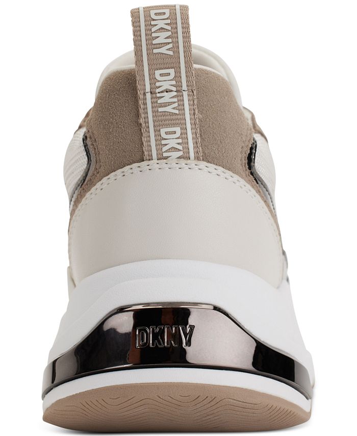 DKNY Women's Justine Lace-Up Slip-On Sneakers - Macy's