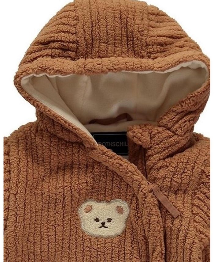 S Rothschild & CO Rothschild Baby Boys Plush Teddy Bear Pram Hooded ...