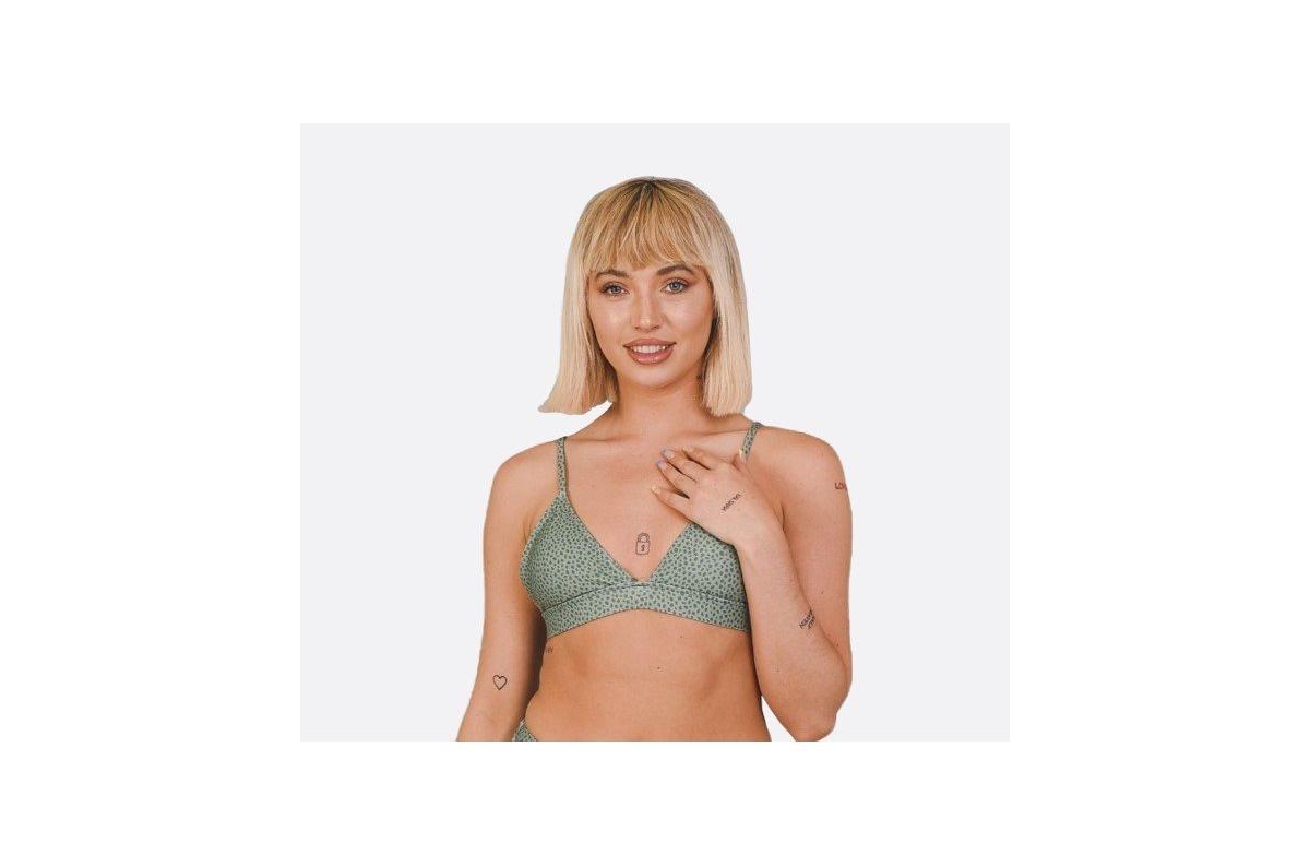 Click here for Oosc Womens Sahara Sage Boost Em Up Bikini Top - S... prices