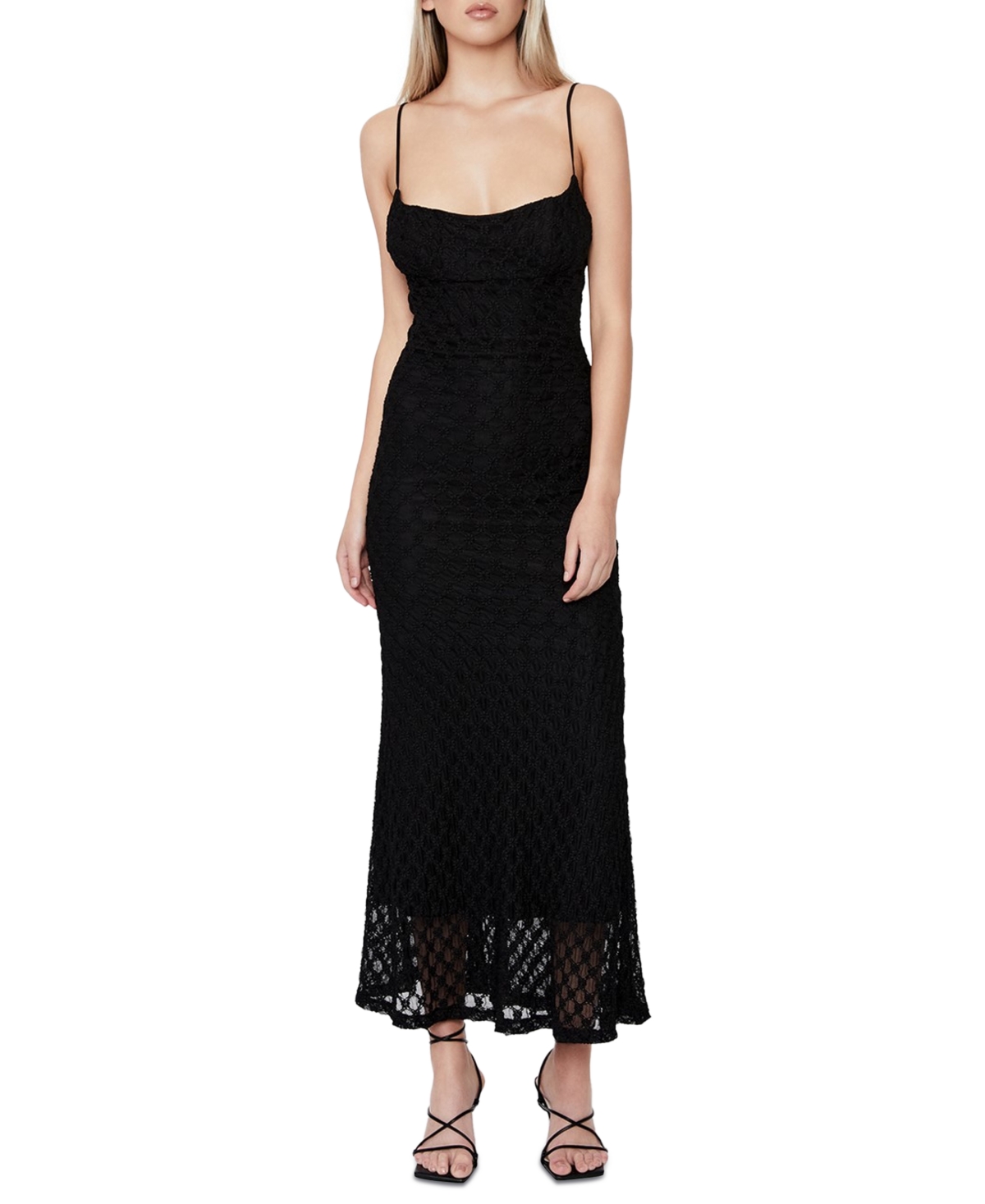 Click here for Bardot Womens Adoni Mesh Slip Dress - Black prices