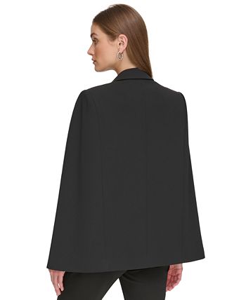 DKNY Women's Open Front Tuxedo Cape Jacket - Macy's