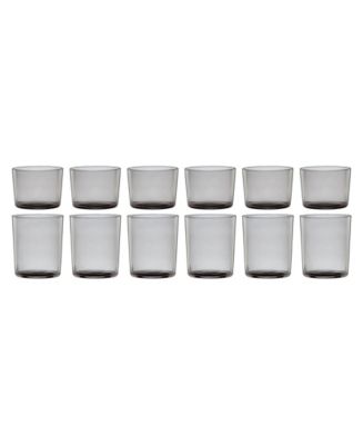 Oneida Stackables Smoke Drinkware, Set of 12 - Macy's