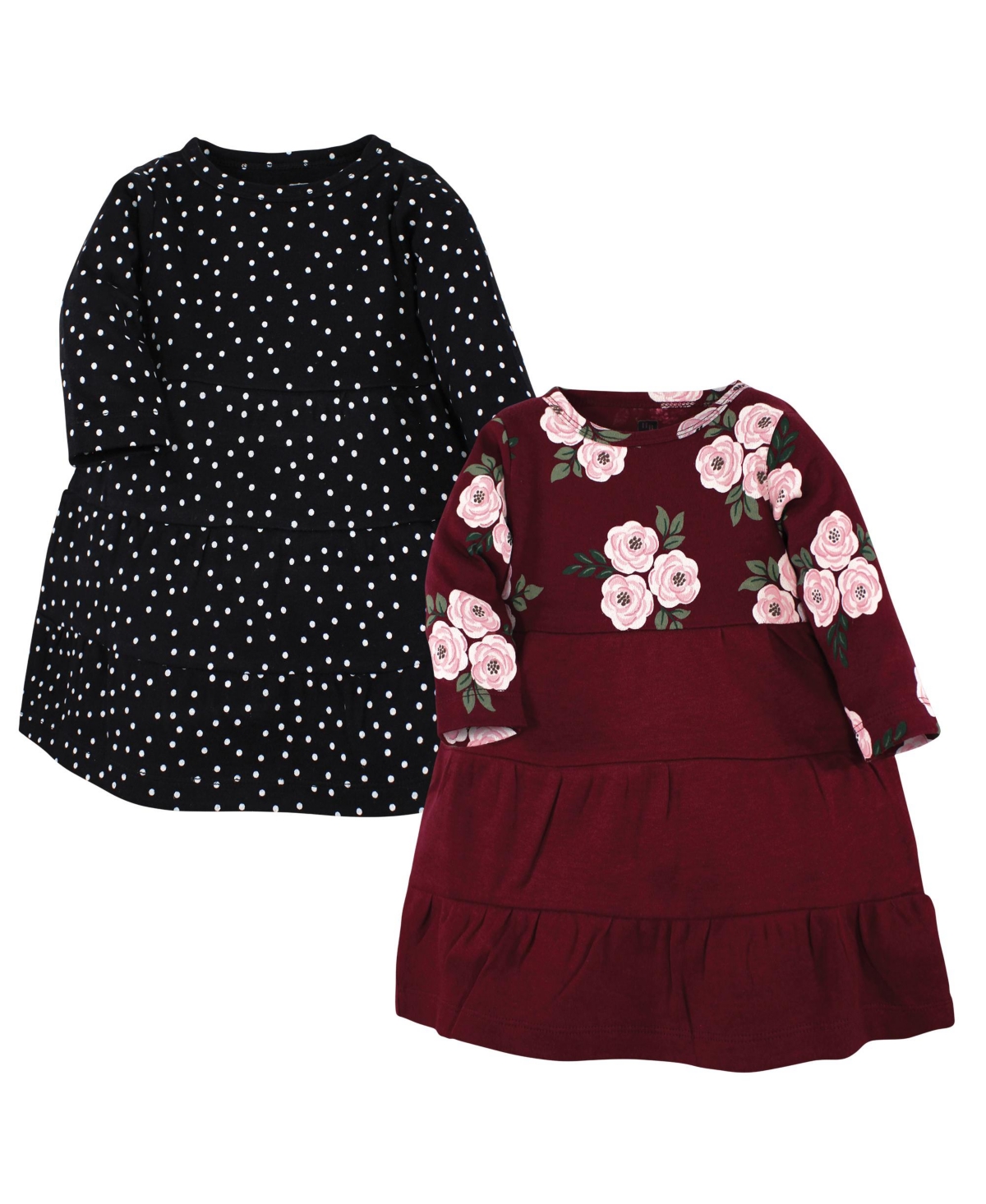 Click here for Hudson Baby Baby Girls Hudson 2Pk Long Sleeve Dres... prices