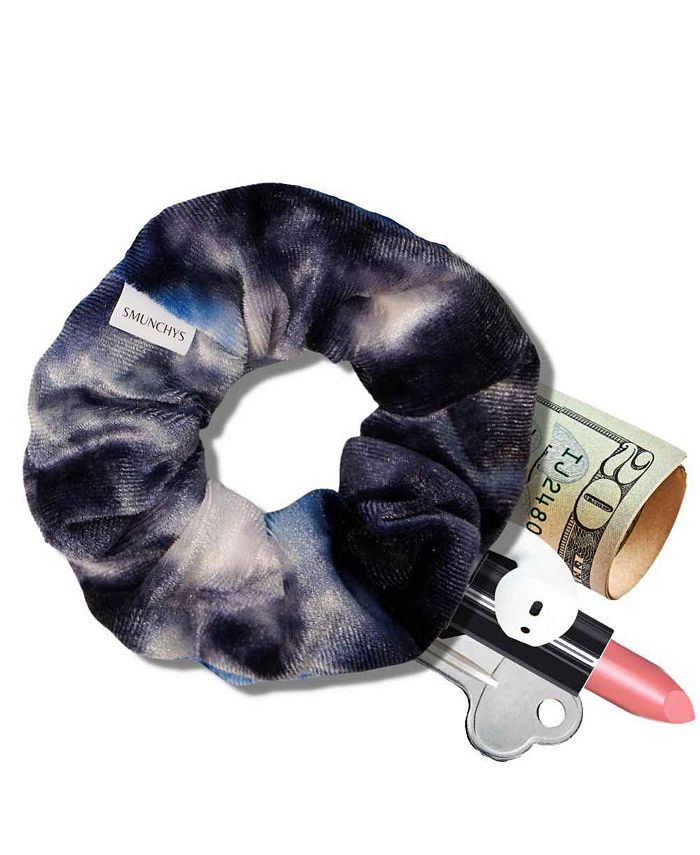 Smunchys Women's Velvet Zipper Pocket Scrunchie - Macy's