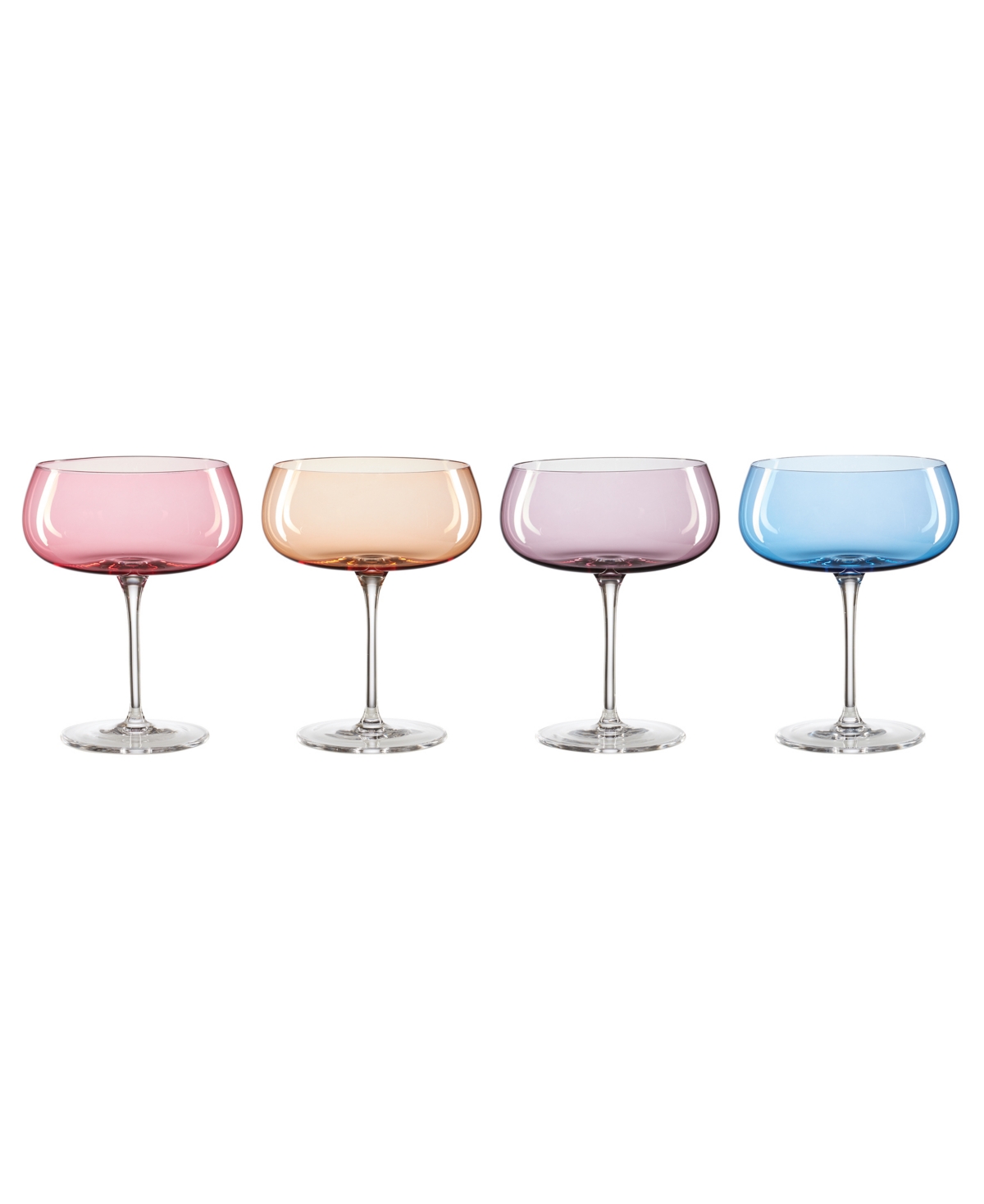 Click here for Oneida True Colors Cocktail Glasses  Set of 4 - Mu... prices