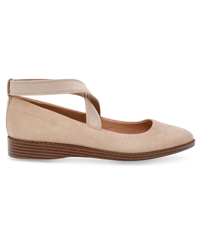 Anne Klein Women's Saige Elastic Strap Flats - Macy's