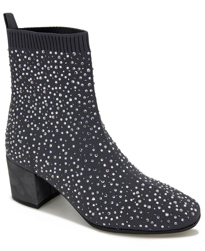Kenneth Cole Reaction Women's Rida Stretch Jewel Booties - Macy's
